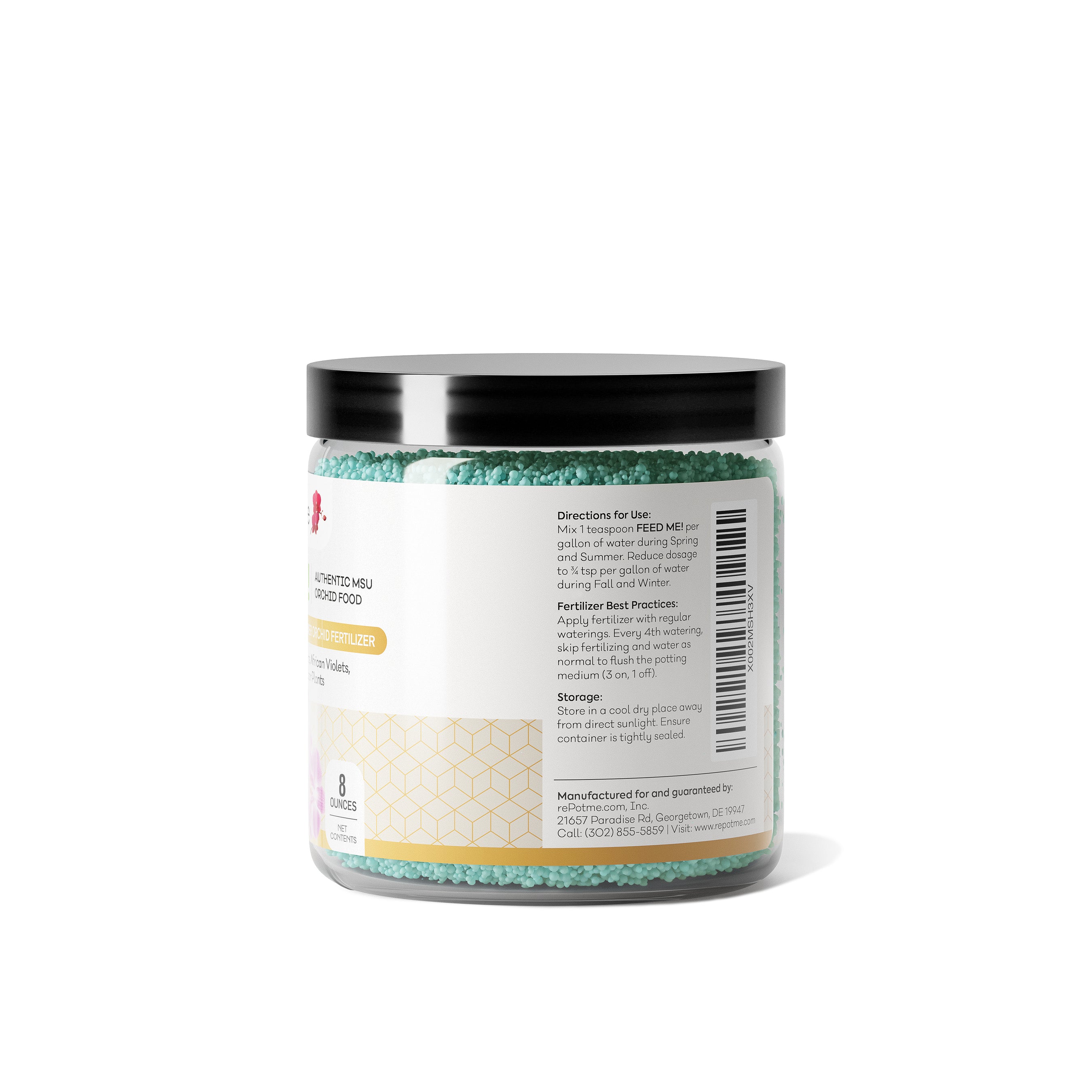 FEED ME! MSU Fertilizer - RO/Rain/Tap Water - Granular 8 oz – rePotme