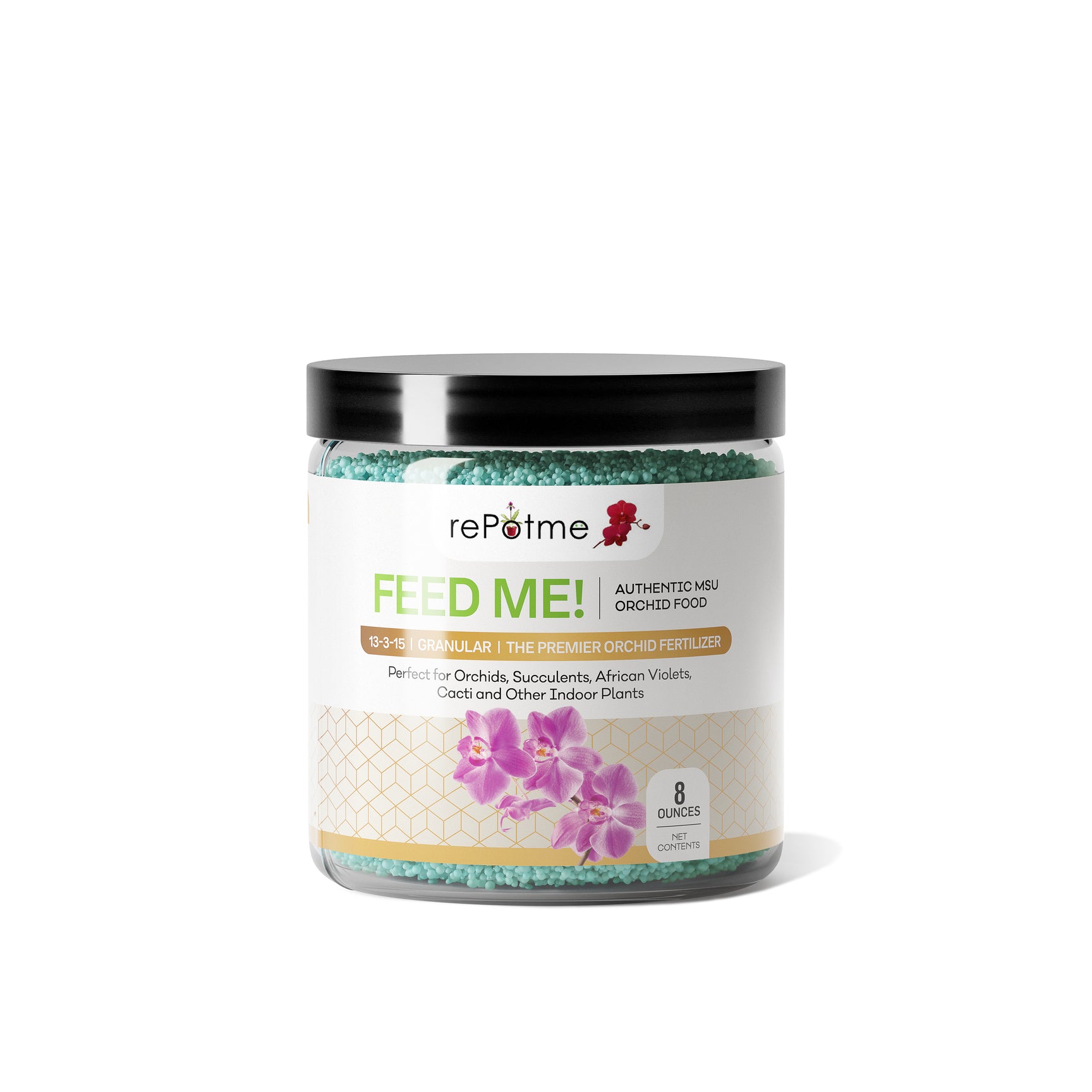 FEED ME! MSU Fertilizer - RO/Rain/Tap Water - Granular 8 oz – rePotme