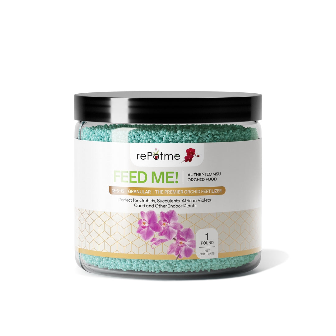 FEED ME! MSU Fertilizer - RO/Rain/Tap Water - Granular 16 oz – rePotme